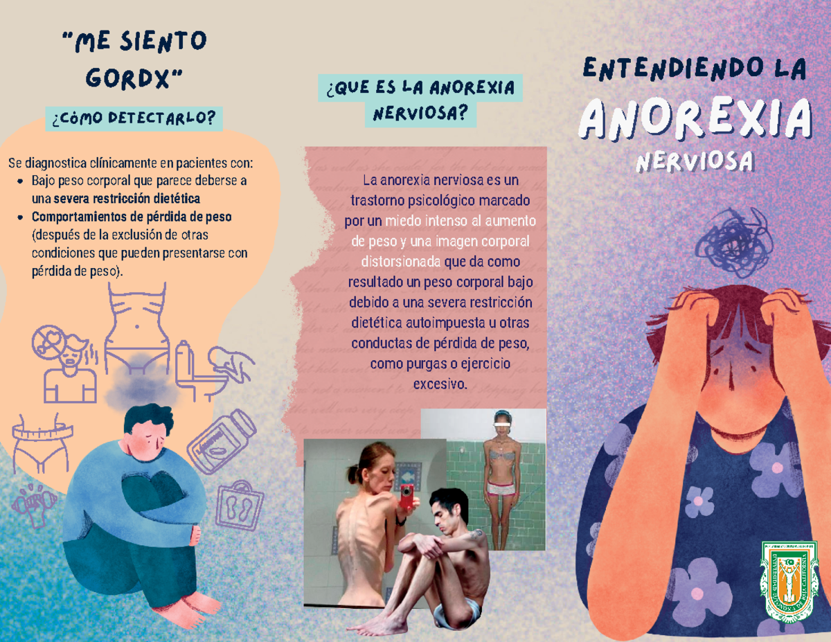 Triptico anorexia nerviosa - La anorexia nerviosa es un trastorno ...