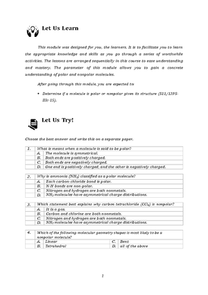 2nd G11 HOPE Module 1 - | HOPE 2 Quarter 3 – Module 1: Sports: A Way in ...