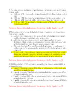 Microbiology Practice Test - Post-Lecture Exam BACTERIOLOGY Nov 2023 ...