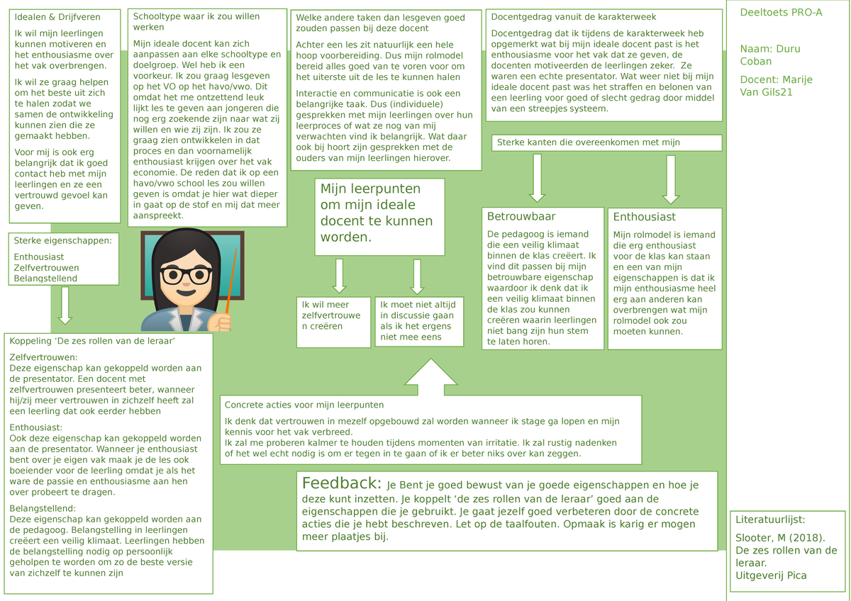 PRO-A poster ideale docent - Schooltype waar ik zou willen werken Mijn ...