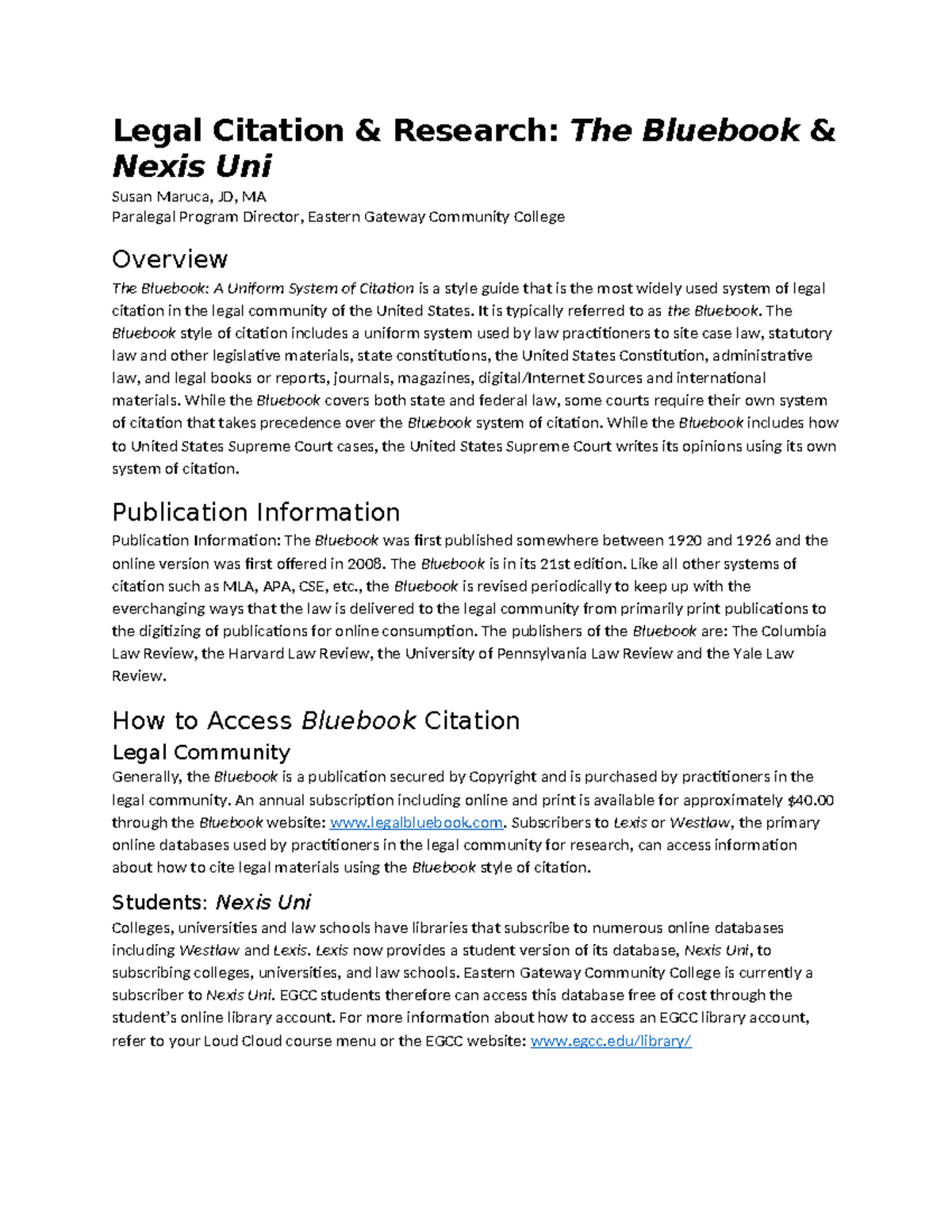 1. Legal Citation-Research Overview- Revised 10-15-21 - Legal Citation ...