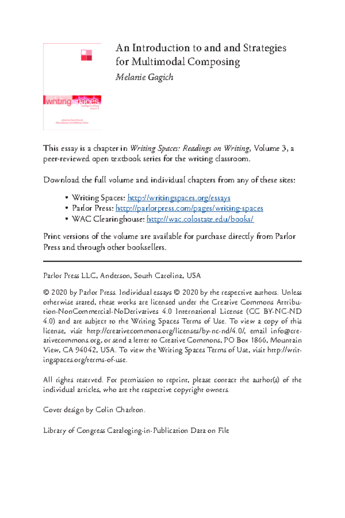 An Introduction to and Strategies for Multimodal Composing Annotations - - Studocu