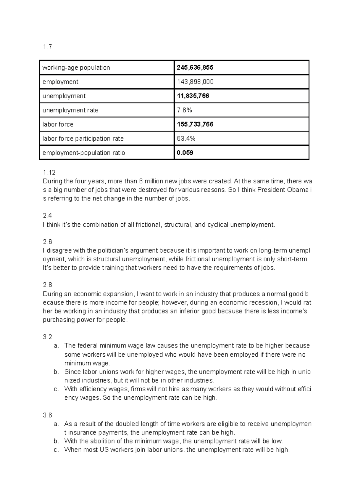 Assignmnet 4 Ch9 - Doing the homework is very important in the class ...