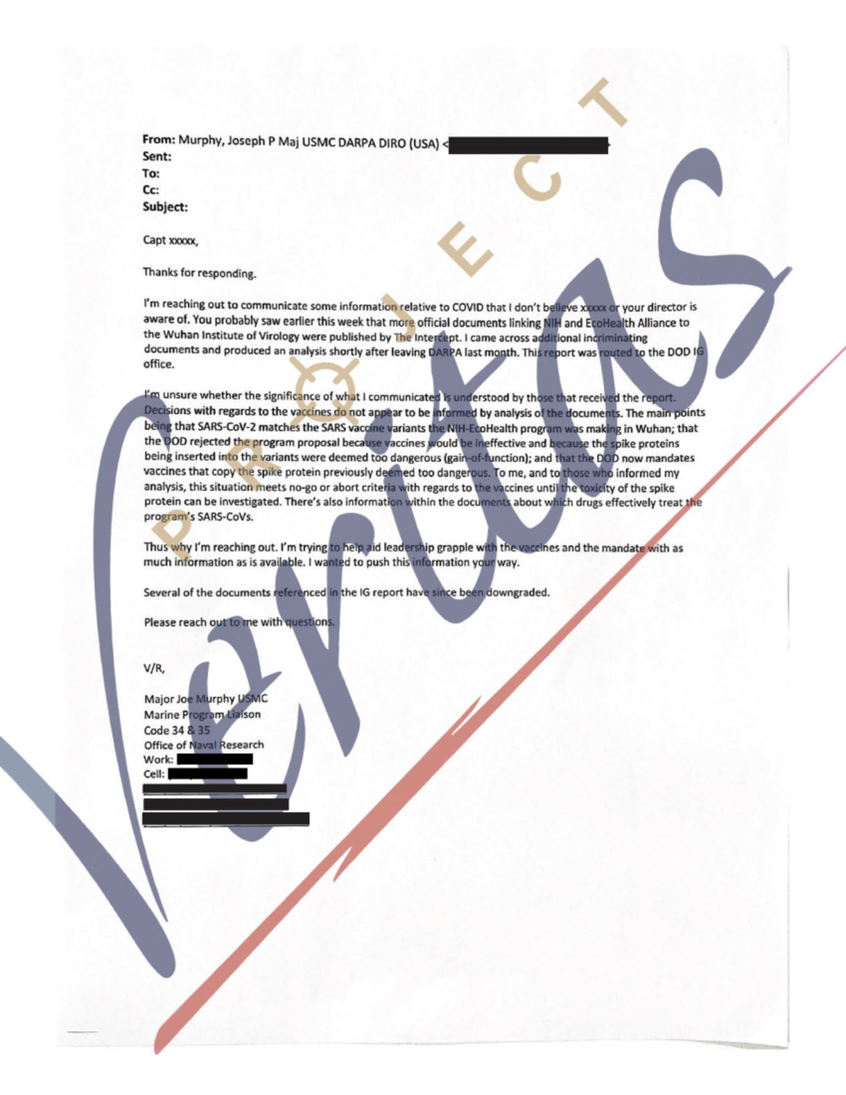 JAG Docs pt1 Og Watermark OVER Redacted - Genetica (a-l) - Studocu