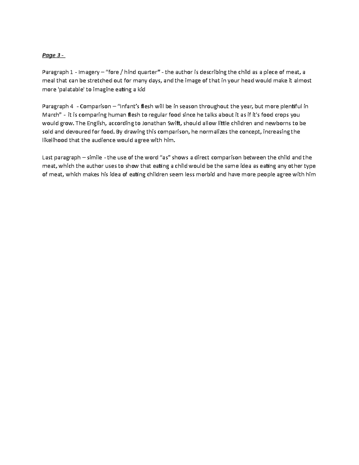 Modest Proposal Notes on Satire in the 1900's and why it was important ...