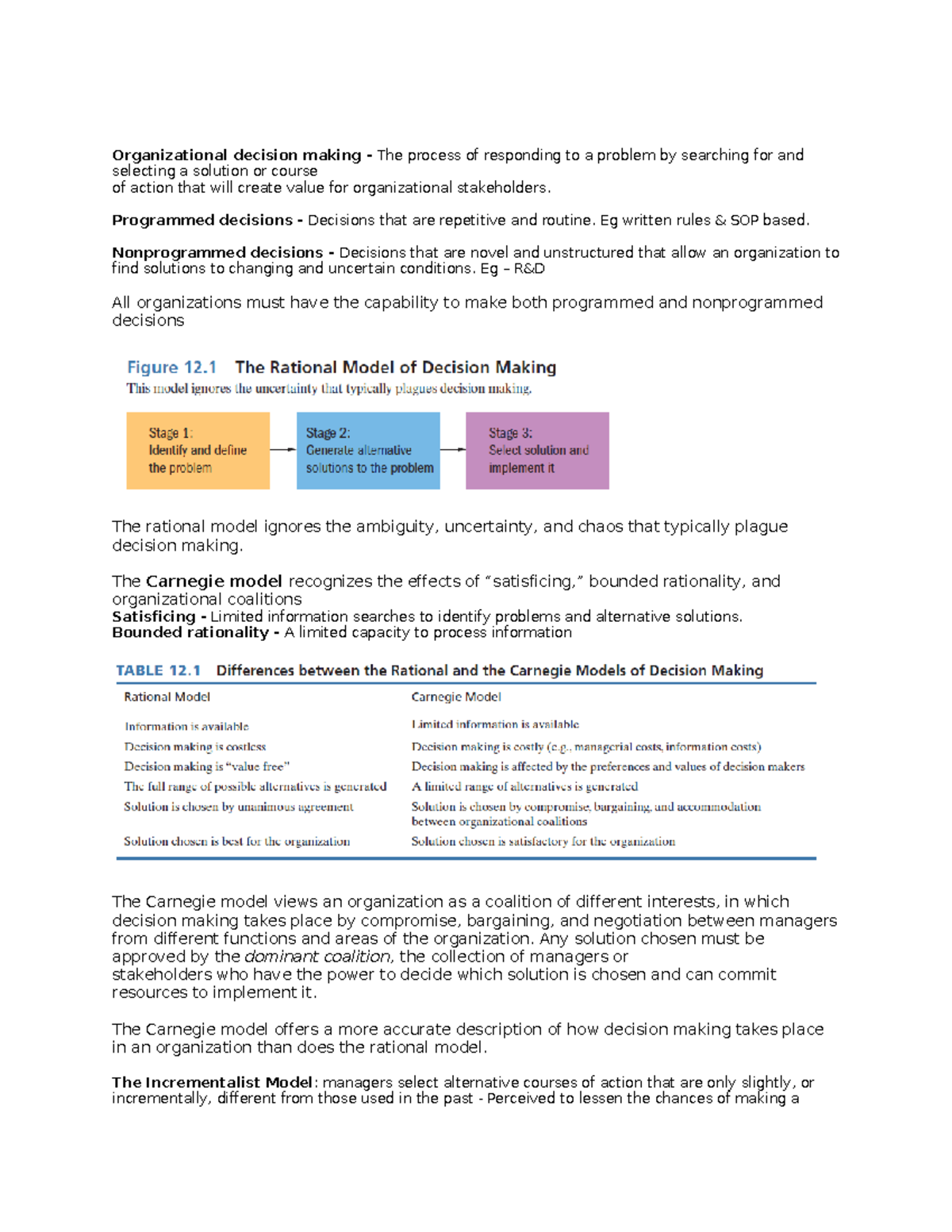 Organisational Structure and HR Alignment Book Notes - CH12 ...