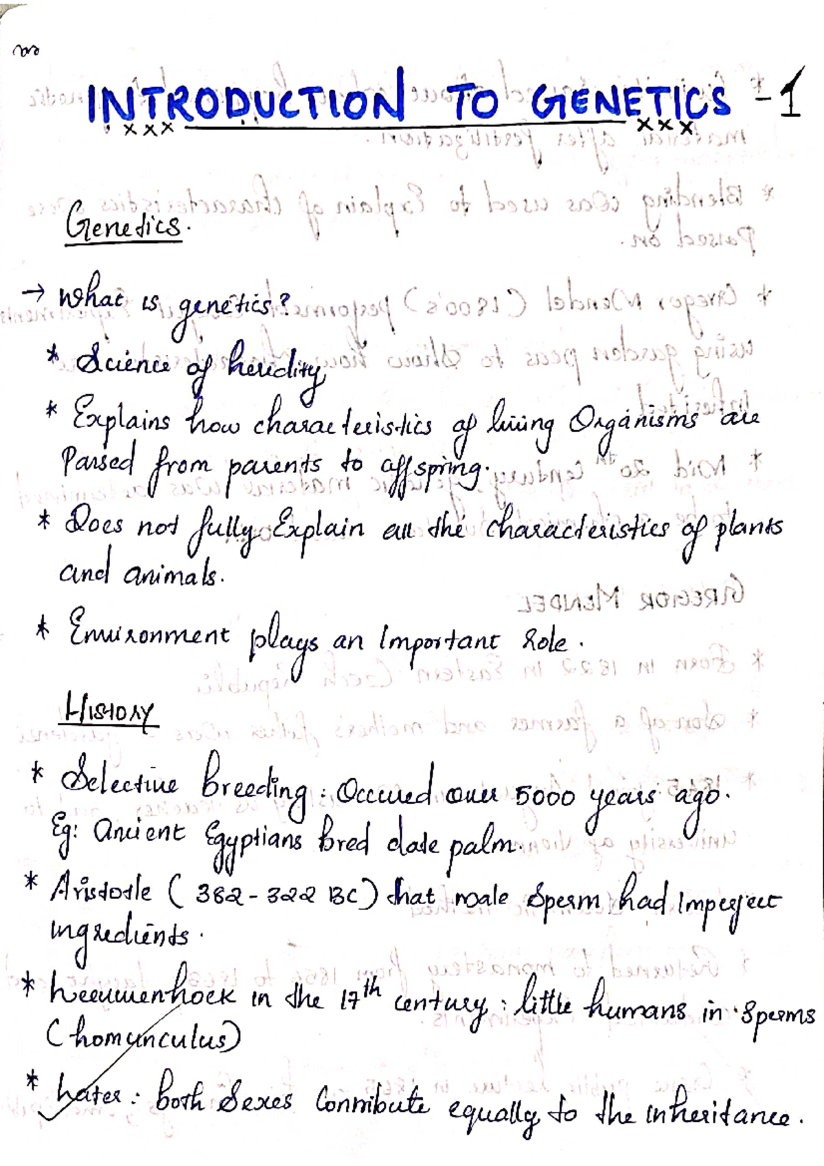 Introduction to genetics(genetics) - Microbial genetics - Studocu