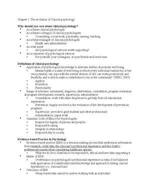 Midterm 1 - Summary Textbook Chapters 1 + 2 + 3 - CHAPTER 1: THE ...