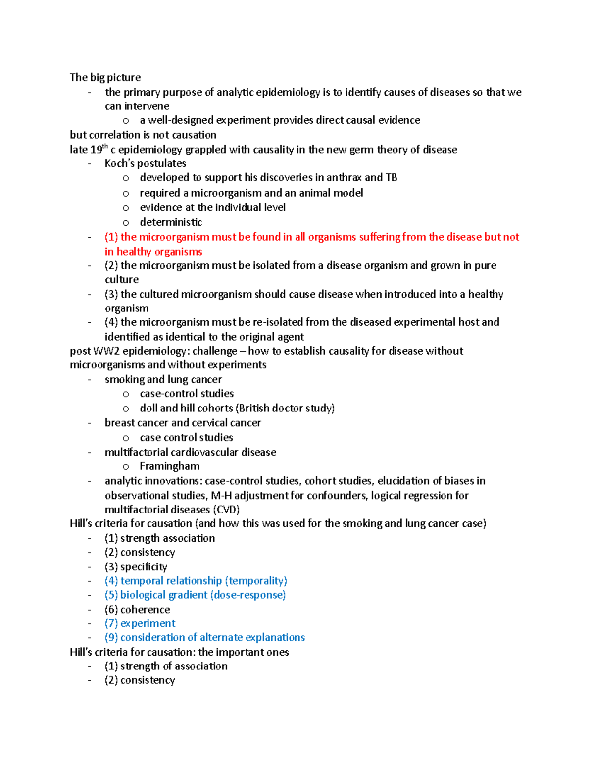 Lecture 16 Notes - Professor Lauderdale - The big picture - the primary ...
