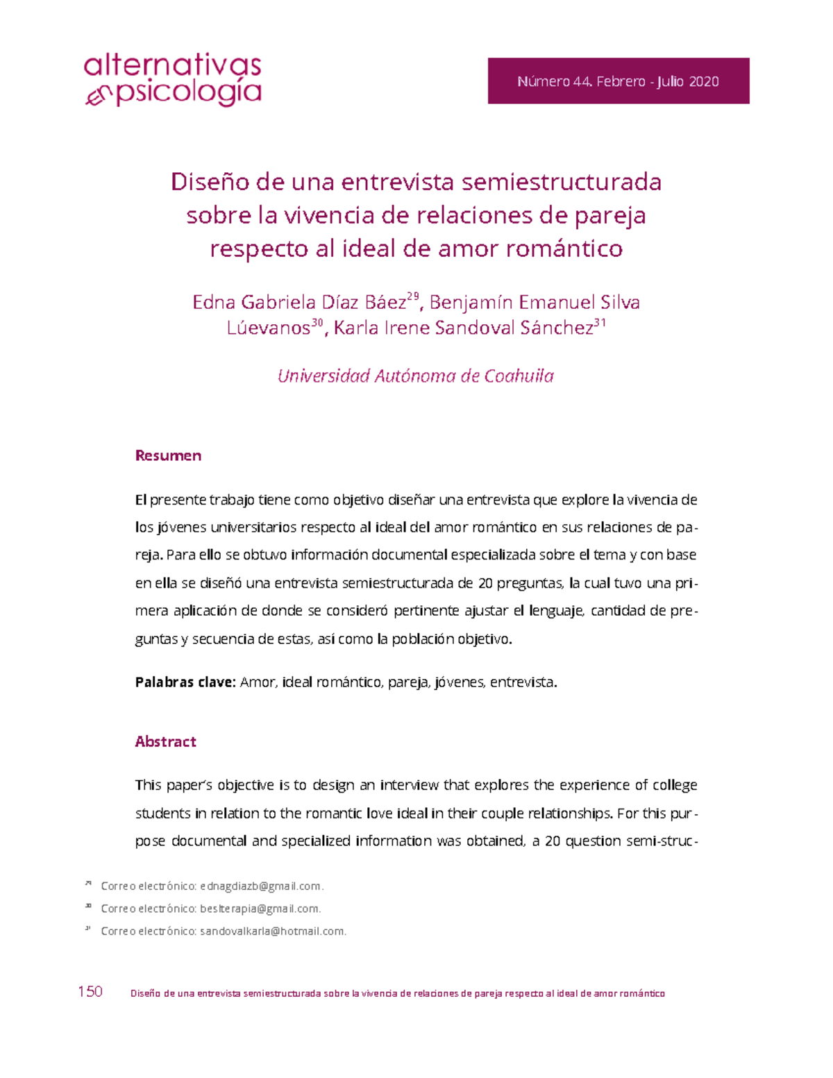 11 - Diseño de una entrevista semiestructurada - Diseño de una entrevista semiestructurada sobre ...
