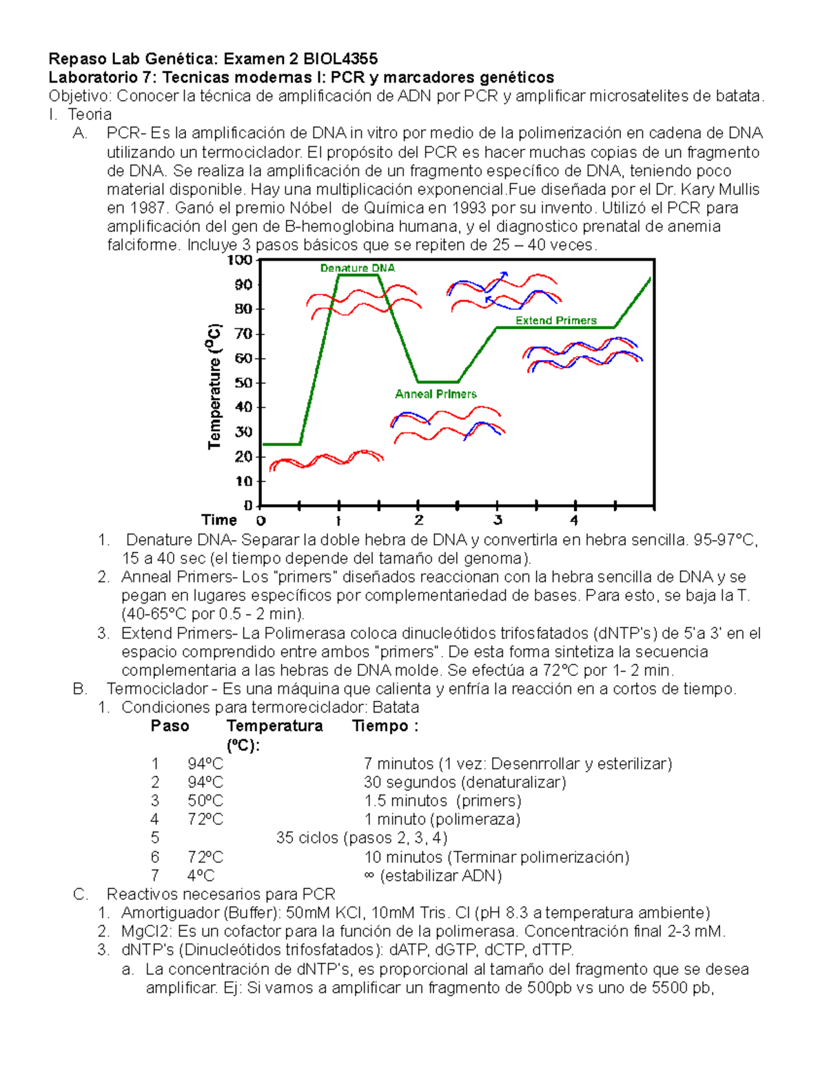 Repaso Lab Gen Ã©tica - Nota: A - Repaso Lab Genética: Examen 2 BIOL ...