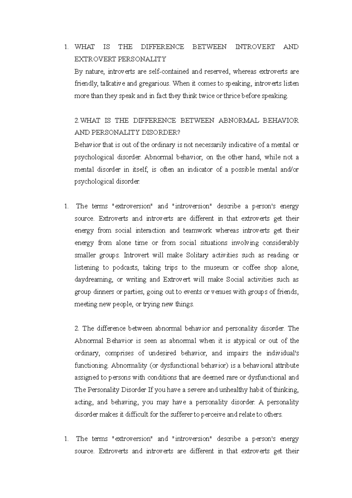 X1 - HBVR-1 Chapter of 1.6 Lecture - 1. WHAT IS THE DIFFERENCE BETWEEN ...