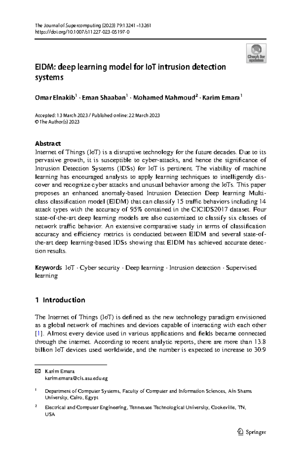Paper 1 - féféféfé - Vol.:(0123456789) The Journal of Supercomputing ...