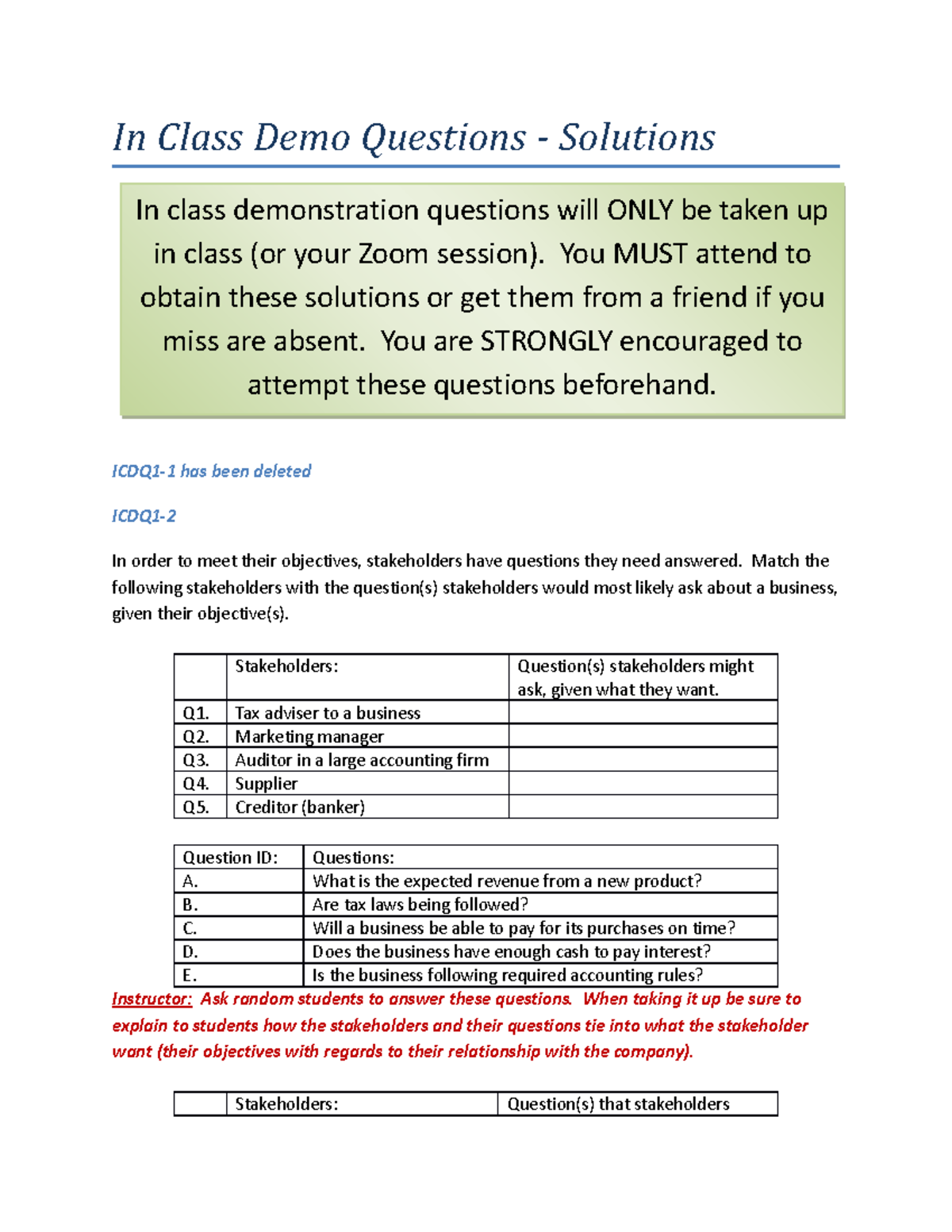 Module 1 - I See Demo Questions - Solutions - W2023 - In Class Demo ...