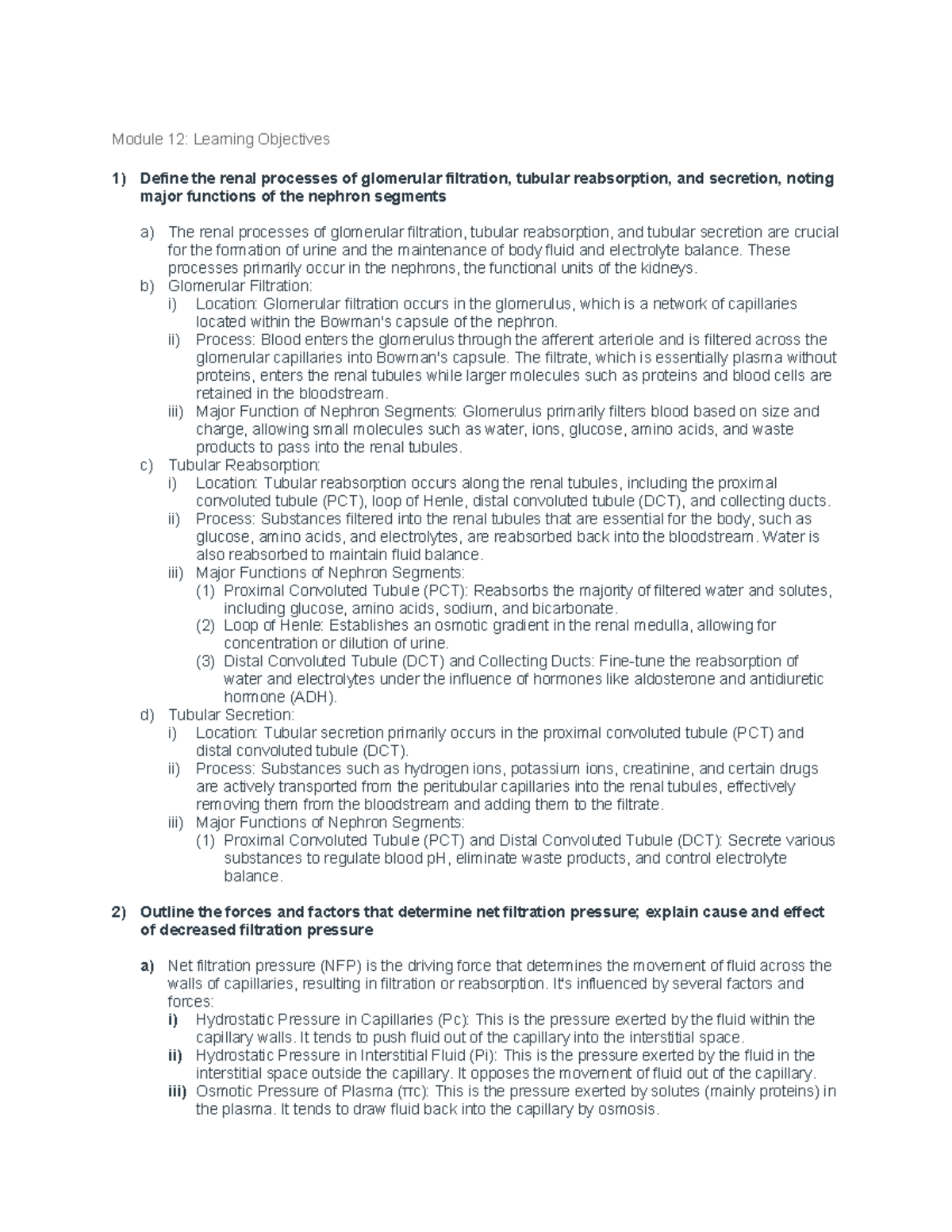 Test 4 study guide - Renal, GI, Diabetes - Module 12: Learning ...