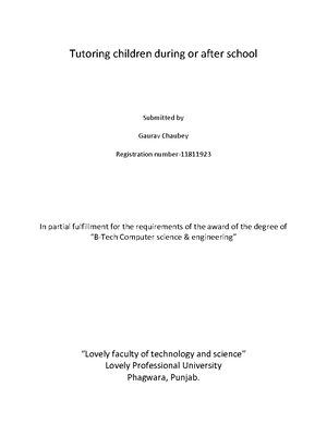 CDP report sample - Community development - LPU - Studocu