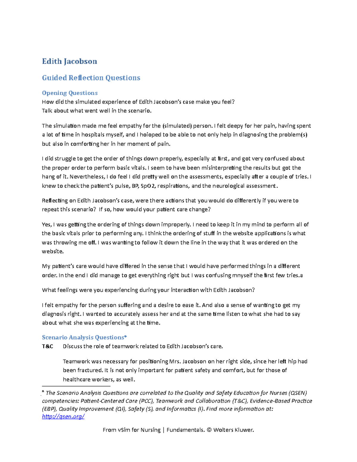 Fundamentals Case Edith Jacobson GRQ - Edith Jacobson Guided Reflection ...