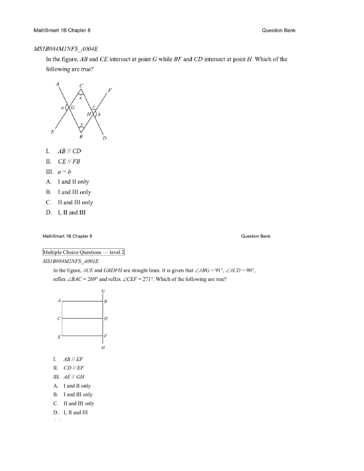20240425 Triangles - Self made work sheets - English language - Key 1 ...