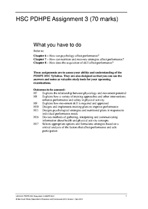 Sample HSC Questions NESA - HIGHER SCHOOL CERTIFICATE EXAMINATION ...