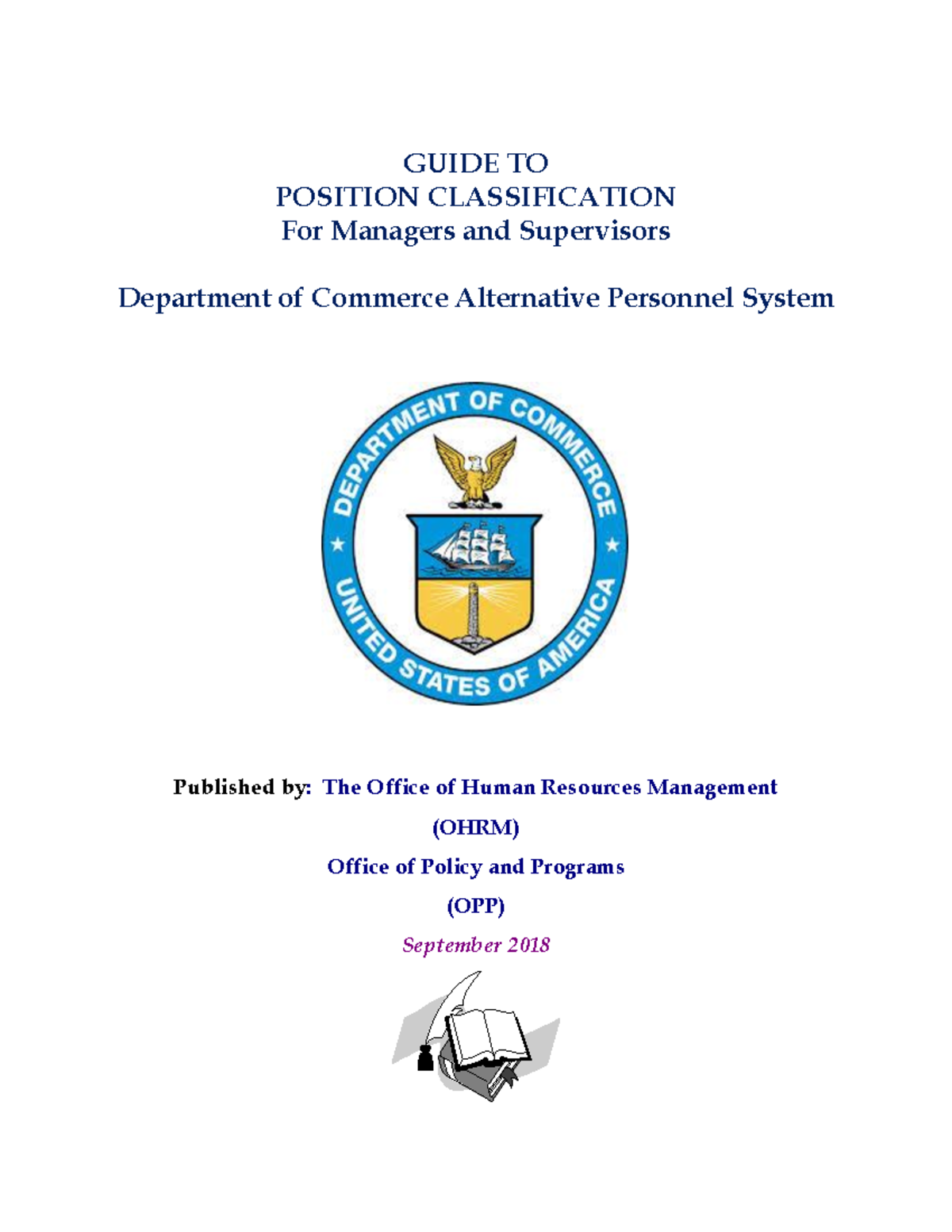 Position Classification Guide for Managersfinal 9-18 - GUIDE TO ...