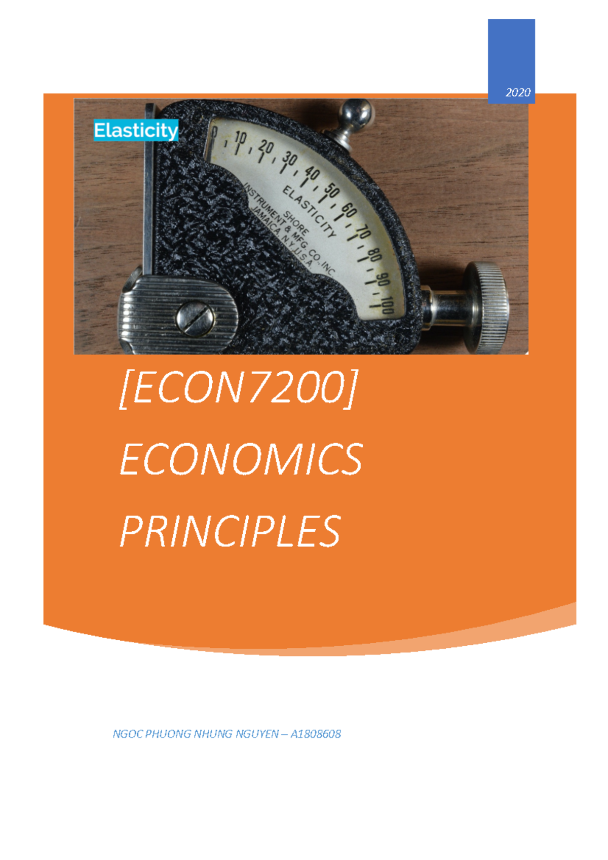 Week 4 Assignment - [ECON7200] ECONOMICS PRINCIPLES 2020 NGOC PHUONG ...