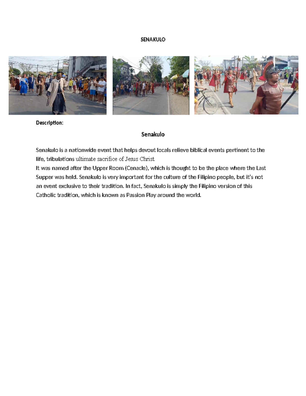 Inbound 8519141637650700375 - SENAKULO Description: Senakulo Senakulo ...