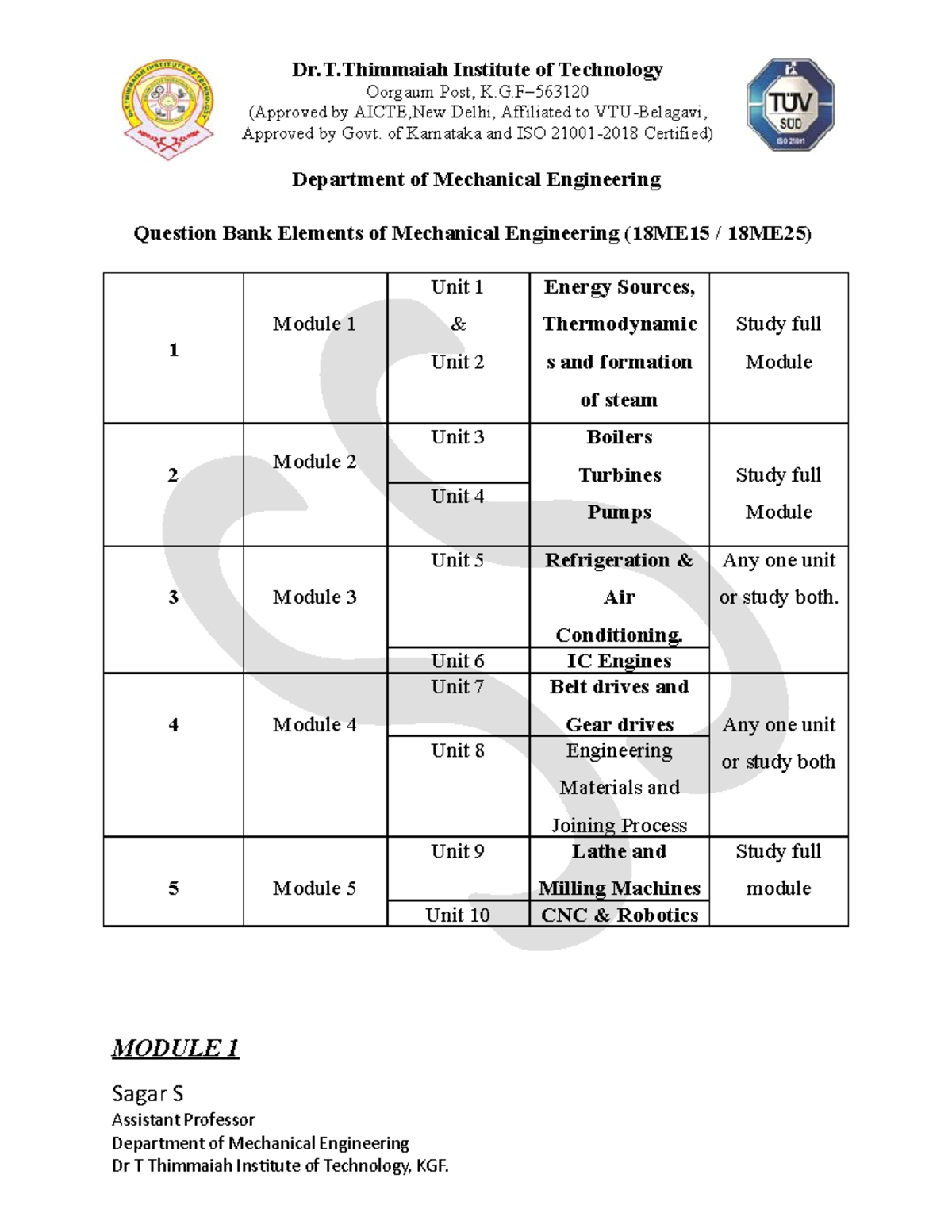 EME QB With Notes - EME subject is basic for all the branches of ...