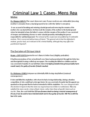 Criminal Law Tutorial Worksheet- The Office Memorandum II - CAVE HILL ...