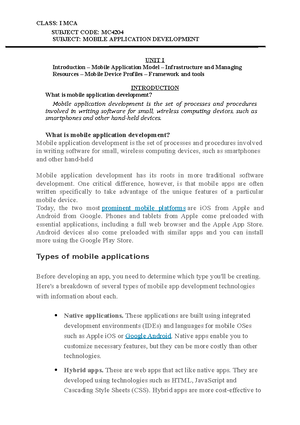 Android Layouts - Mobile Application Development - Studocu