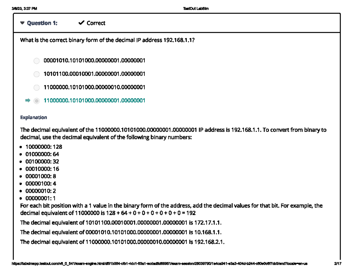 4.1.14 Practice Questions - IT-212 - Studocu