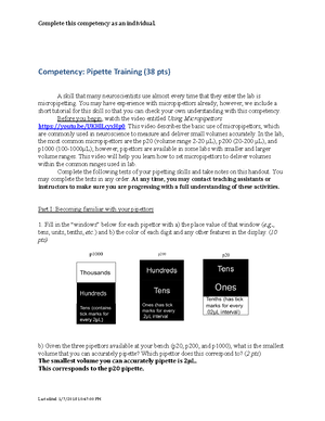 Competency 2 Aseptic Technique - ” (2 pts) Aseptic technique is a set ...