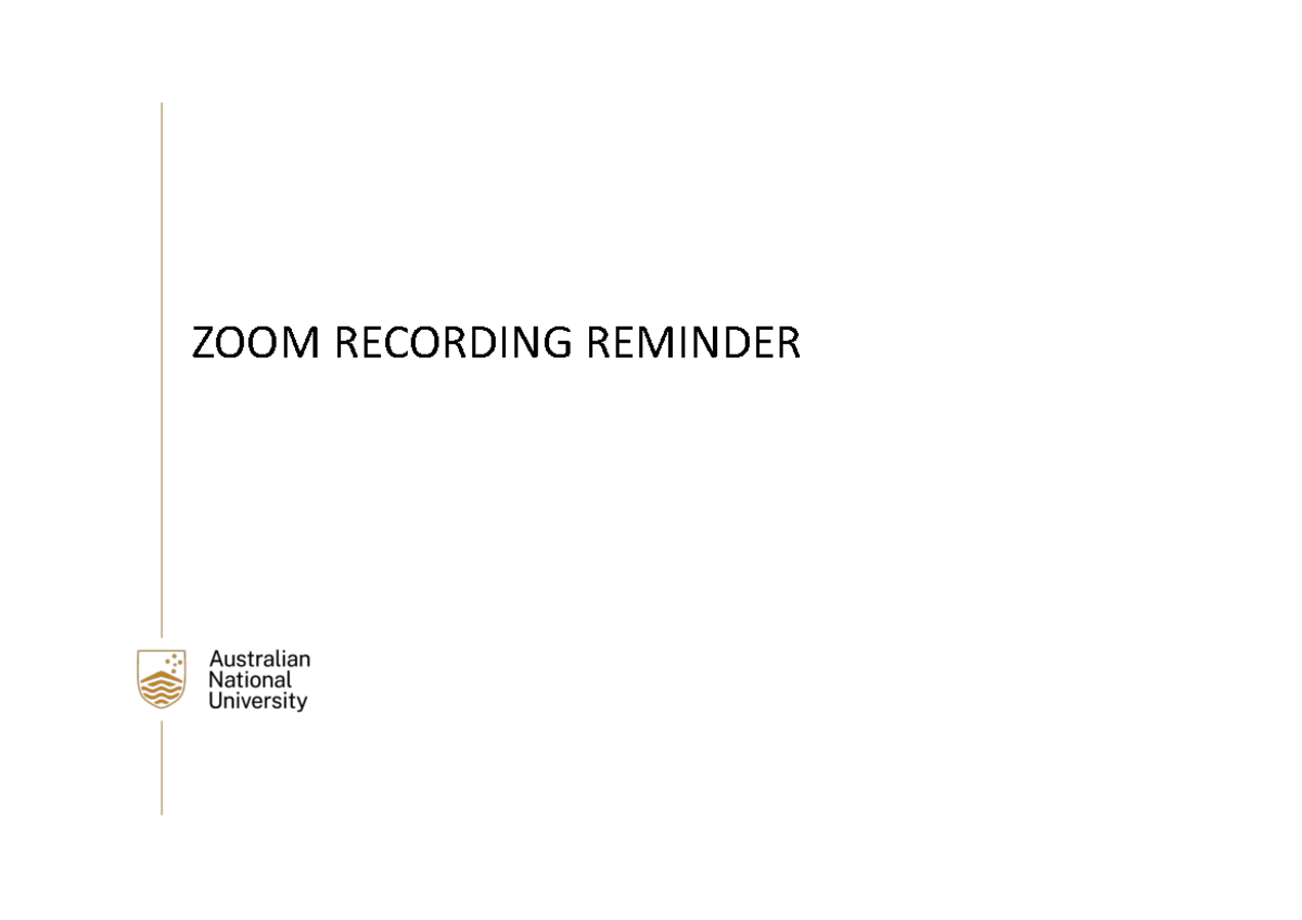 Lecture 2 - ####### ZOOM RECORDING REMINDER DATA SCIENCE BASICS ...