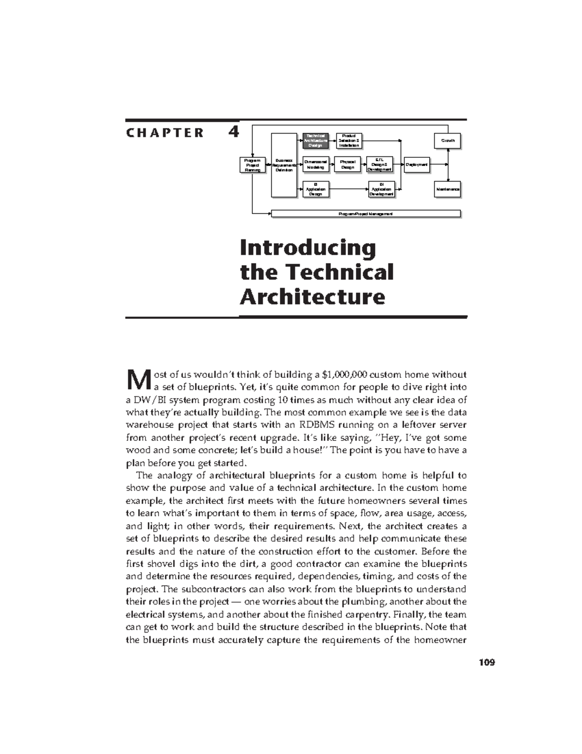 The Data Warehouse Lifecycle Toolkit Chapter 4 - Program/Project Management Application BI - Studocu