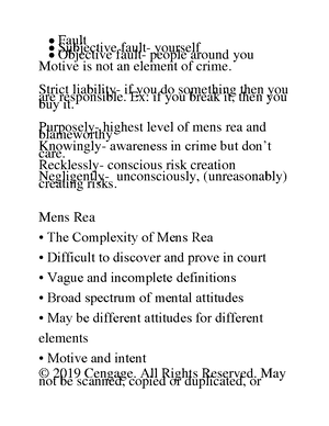 Chapter 6- Defenses TO Criminal Liability II - The Insanity Defense (1 ...