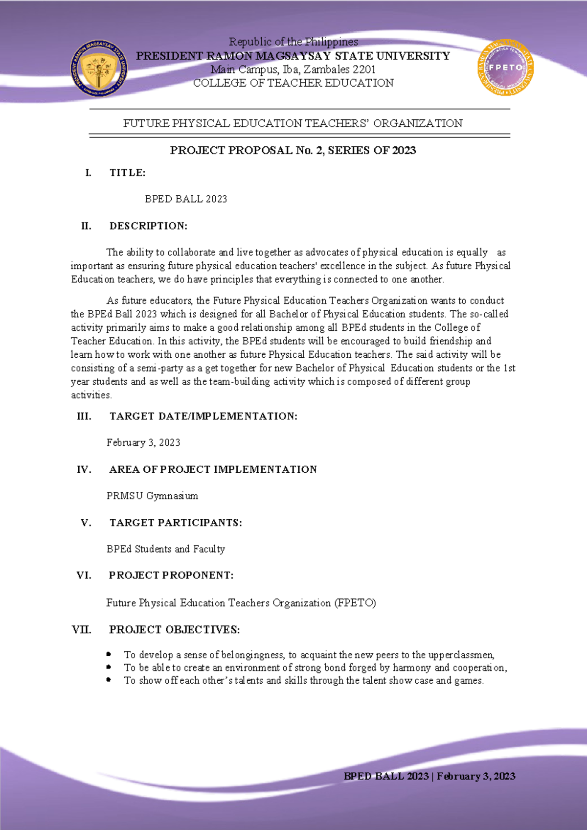 Project- Proposal-Final - PRESIDENT RAMON MAGSAYSAY STATE UNIVERSITY ...