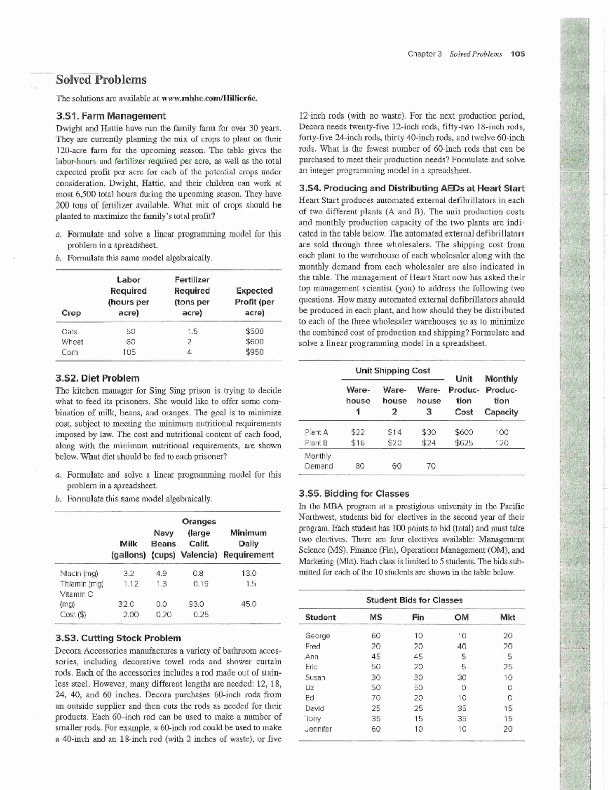 Chapter 3 problems - OPERATIONAL RESEARCH - MTH309 - Studocu