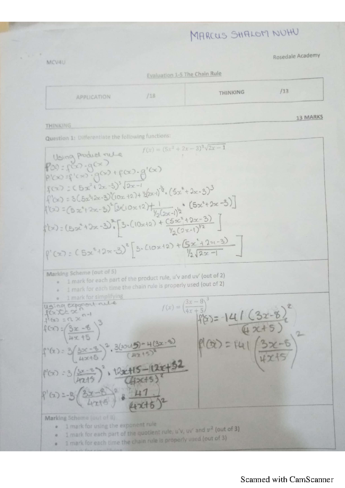 Shalom's 1-5 - This is a practice work on introduction to Calculus ...
