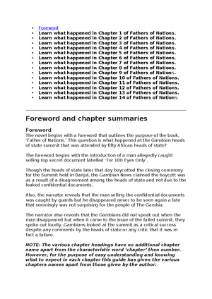 [Solved] Write a brief summary of the story a silent song from the book ...