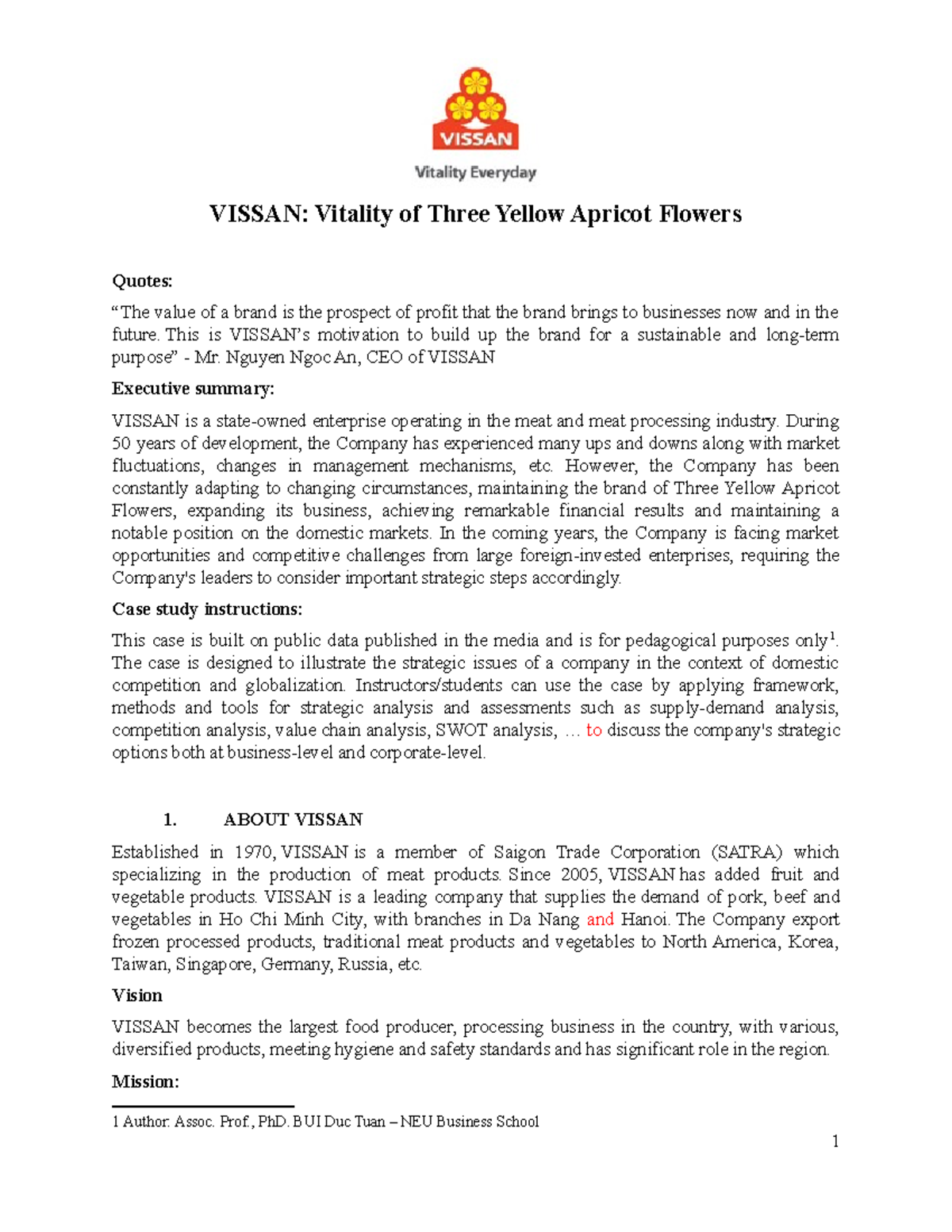 07 - VISSAN: Vitality of Three Yellow Apricot Flowers Quotes: “The ...