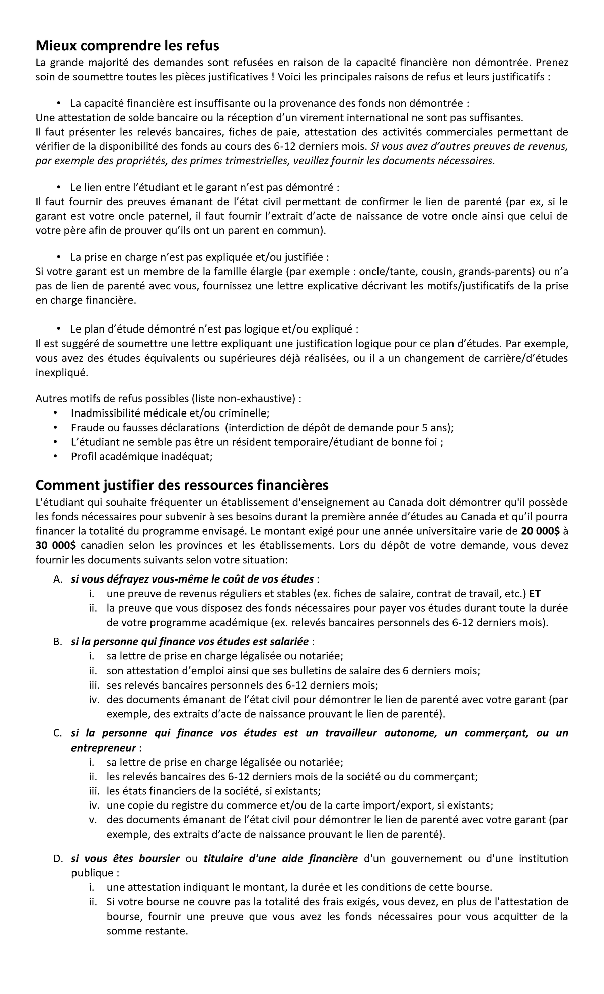 Comprendre Refus.pdf · version 1 - Mieux comprendre les refus La grande ...