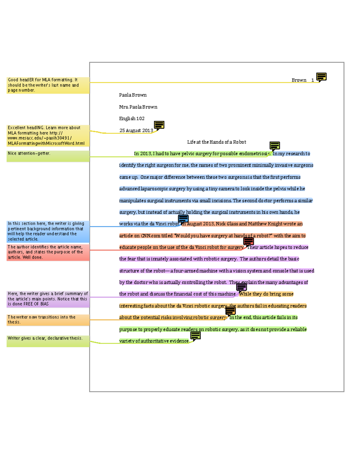 Critical analysis essay example - ! !!!!!!!!!!!!!!!!!!!!!!!!! !!!Brown ...