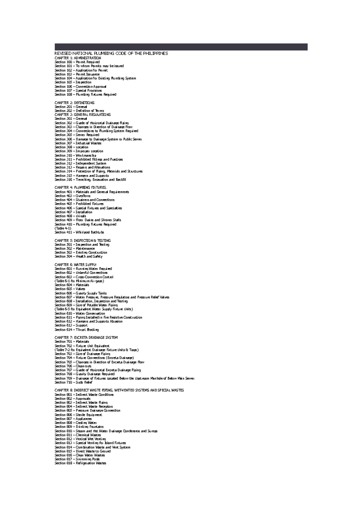 Revised National Plumbing CODE OF THE Philippines - REVISED NATIONAL ...