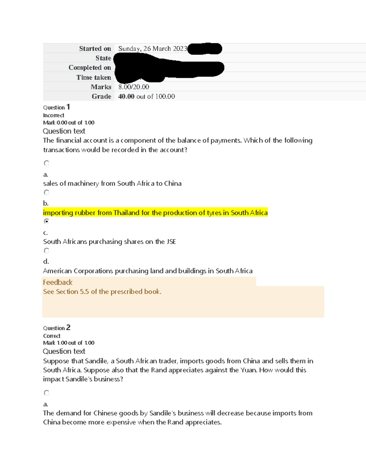 ECS1601 Ass2 1st attempt - Started on Sunday, 26 March 2023, 3:38 PM ...