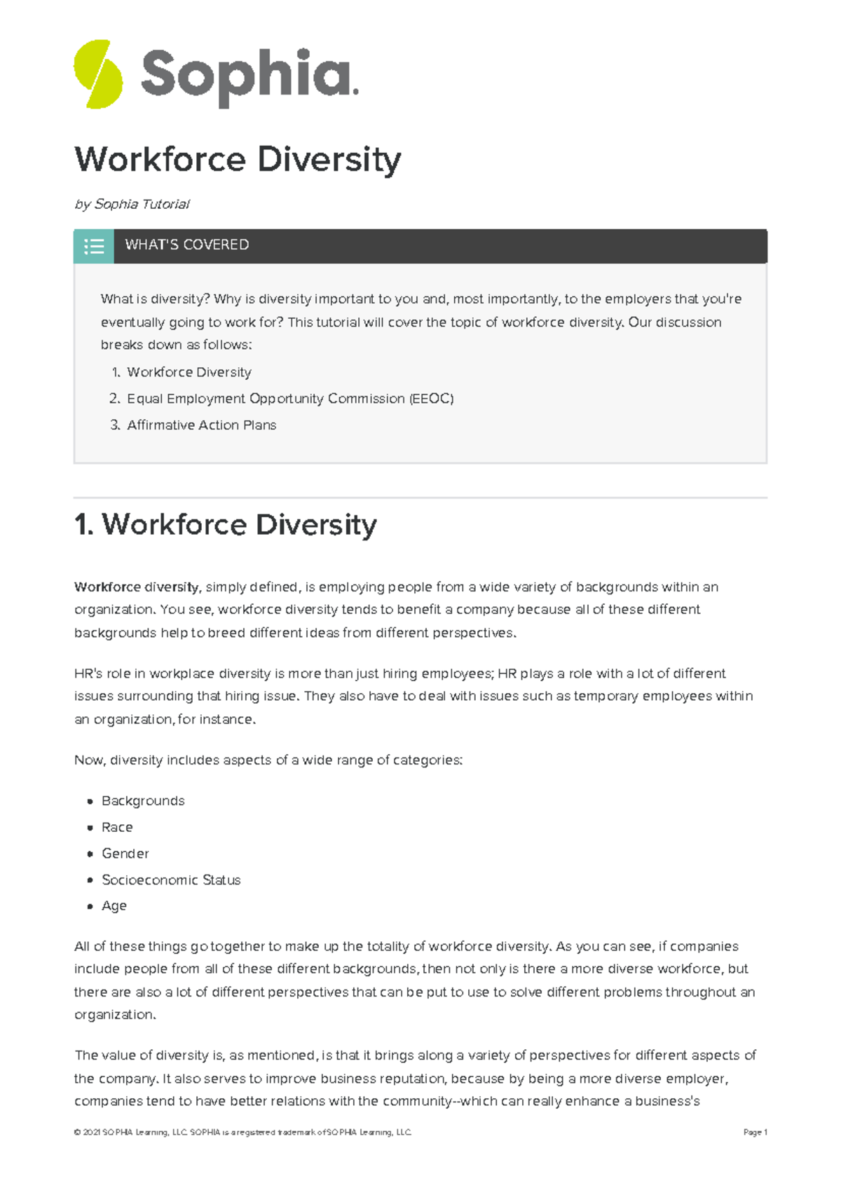 Workforce-diversity-4 - Workforce Diversity by Sophia Tutorial ú What ...