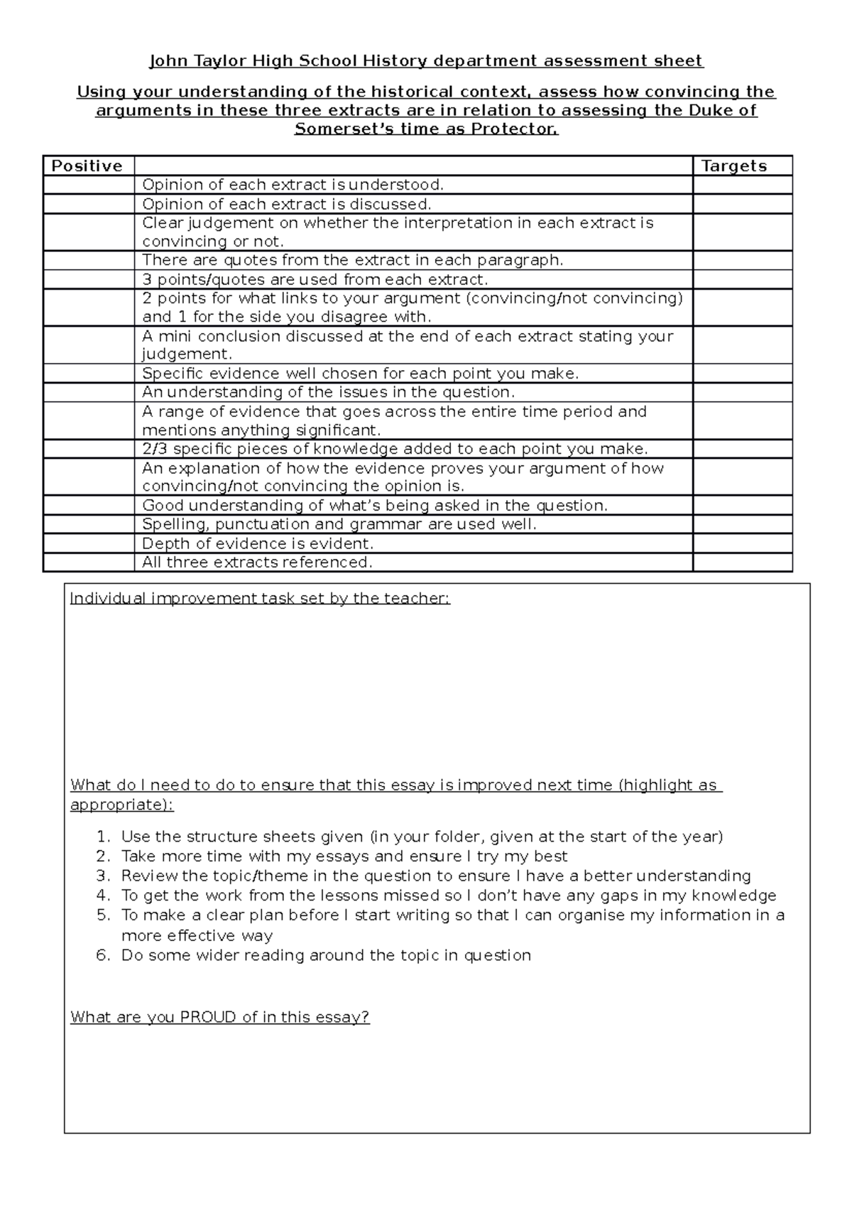 Extract - Somerset 3 - John Taylor High School History department ...