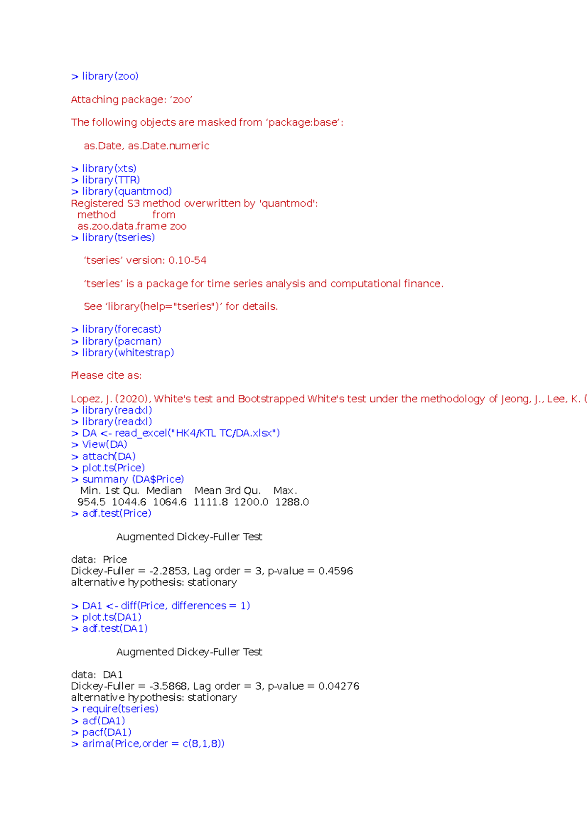 Coder - code r - > library(zoo) Attaching package: ‘zoo’ The following ...