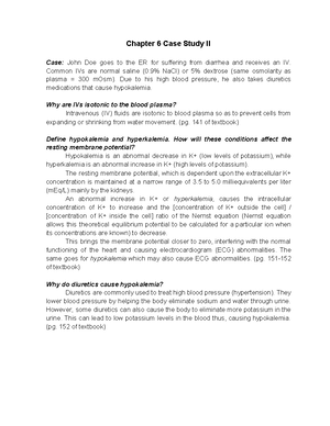 CH 4 Myocardial Infarction - Chapter 4 Case Study Case: Max, an 80 year old patient, suddenly ...