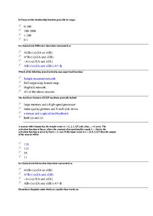 AI Notes - Artificial intelligence multiple-choice questions with ...