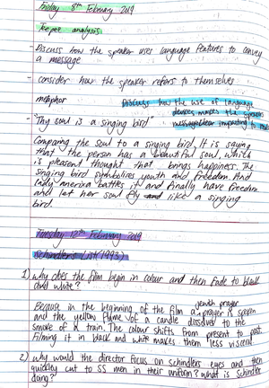 Analyse Unfamiliar Text Practice Questions - UNFAMILIAR TEXTS NCEA ...