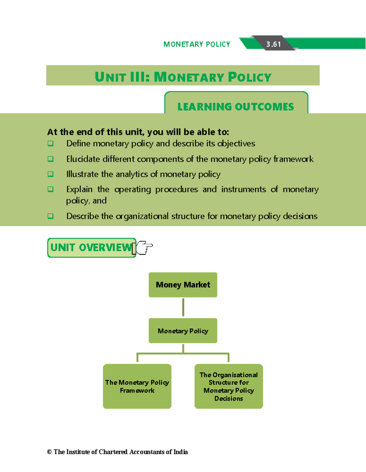 Moetary Policy - Monetary - MONETARY POLICY 3. LEARNING OUTCOMES UNIT ...